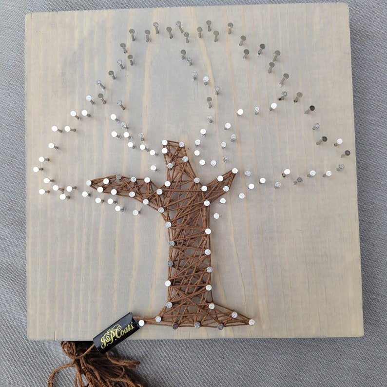 DIY String Art Fall Tree, Home Décor, Relaxing and Fun Craft, Wall ...