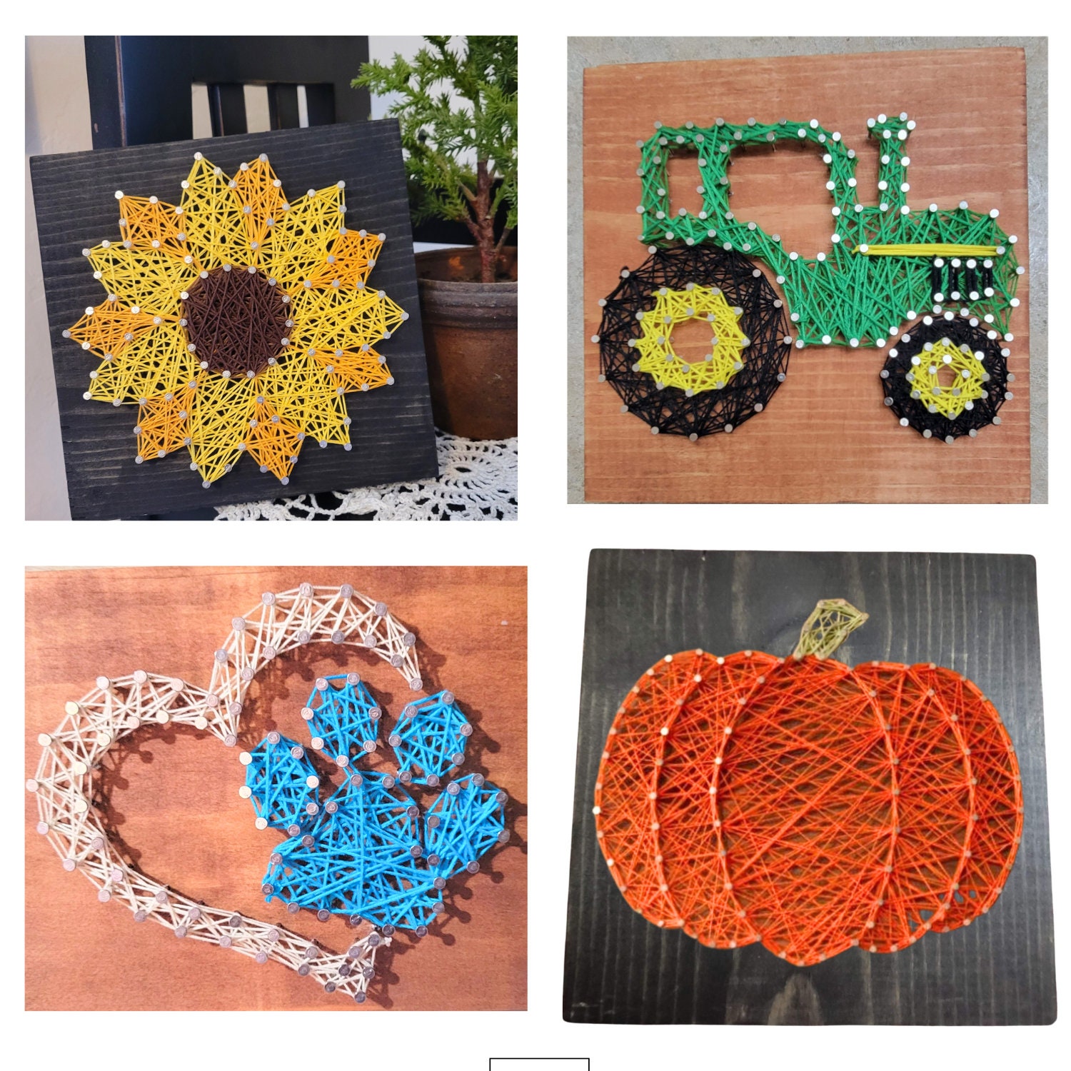 DIY String Art Kits, Home Décor, Wall Hanging, Shelf Art. Fall Craft ...