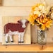 DIY String Art Cow, Farmhouse Décor, Relaxing and Fun Craft, Wall ...