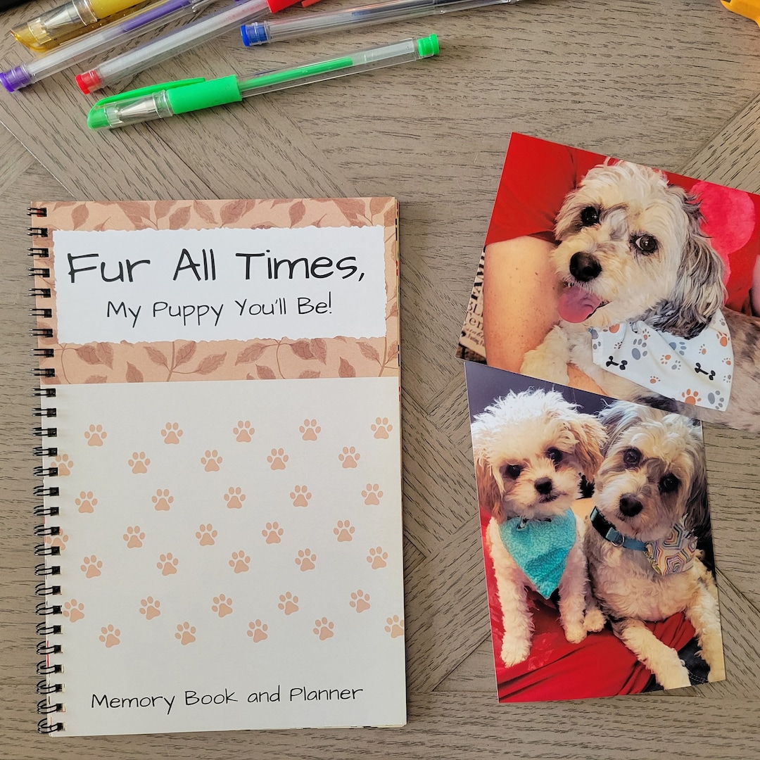 Complete Planner& Memory Book for New Puppy, Printed, Puppy Journal ...