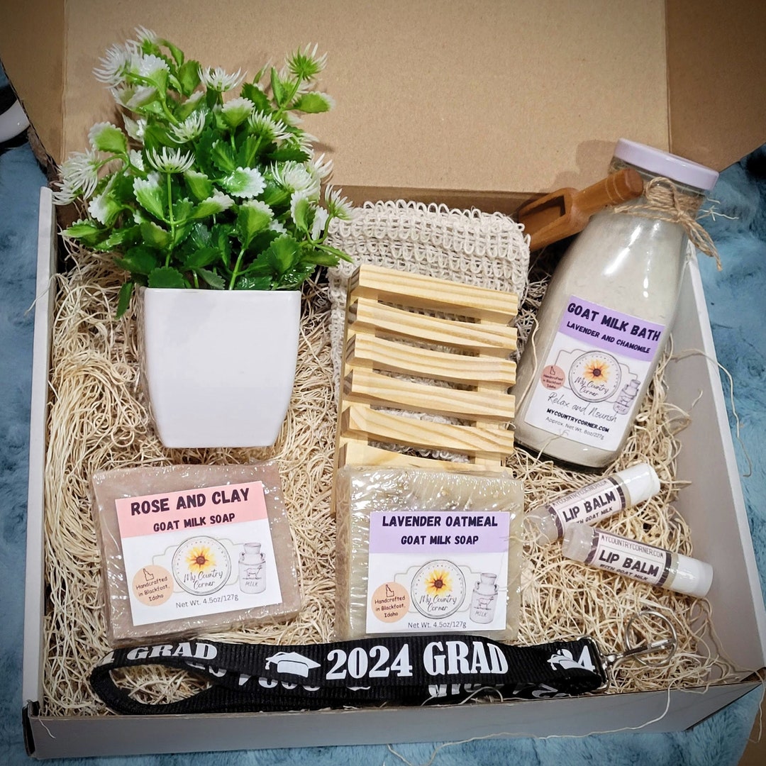 Congratulations Graduate Goat Milk Spa Package, 10 Pieces, Spa and ...