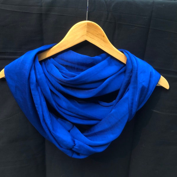 Blue Infinity Scarf - Etsy
