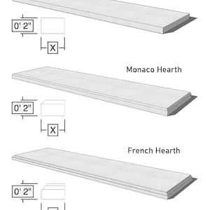 Monaco Cast Stone Fireplace Surround - Etsy