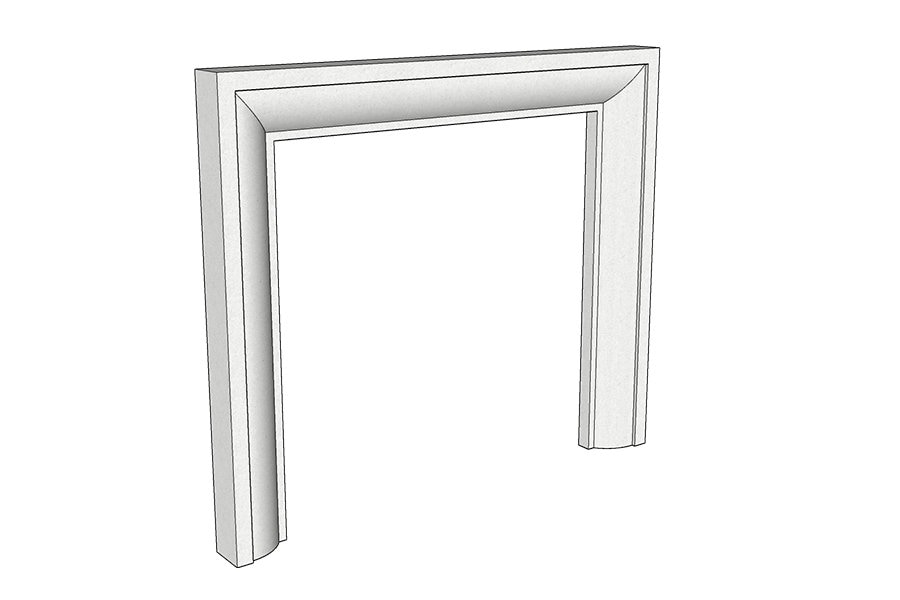 Verona Cast Stone Fireplace Surround - Etsy