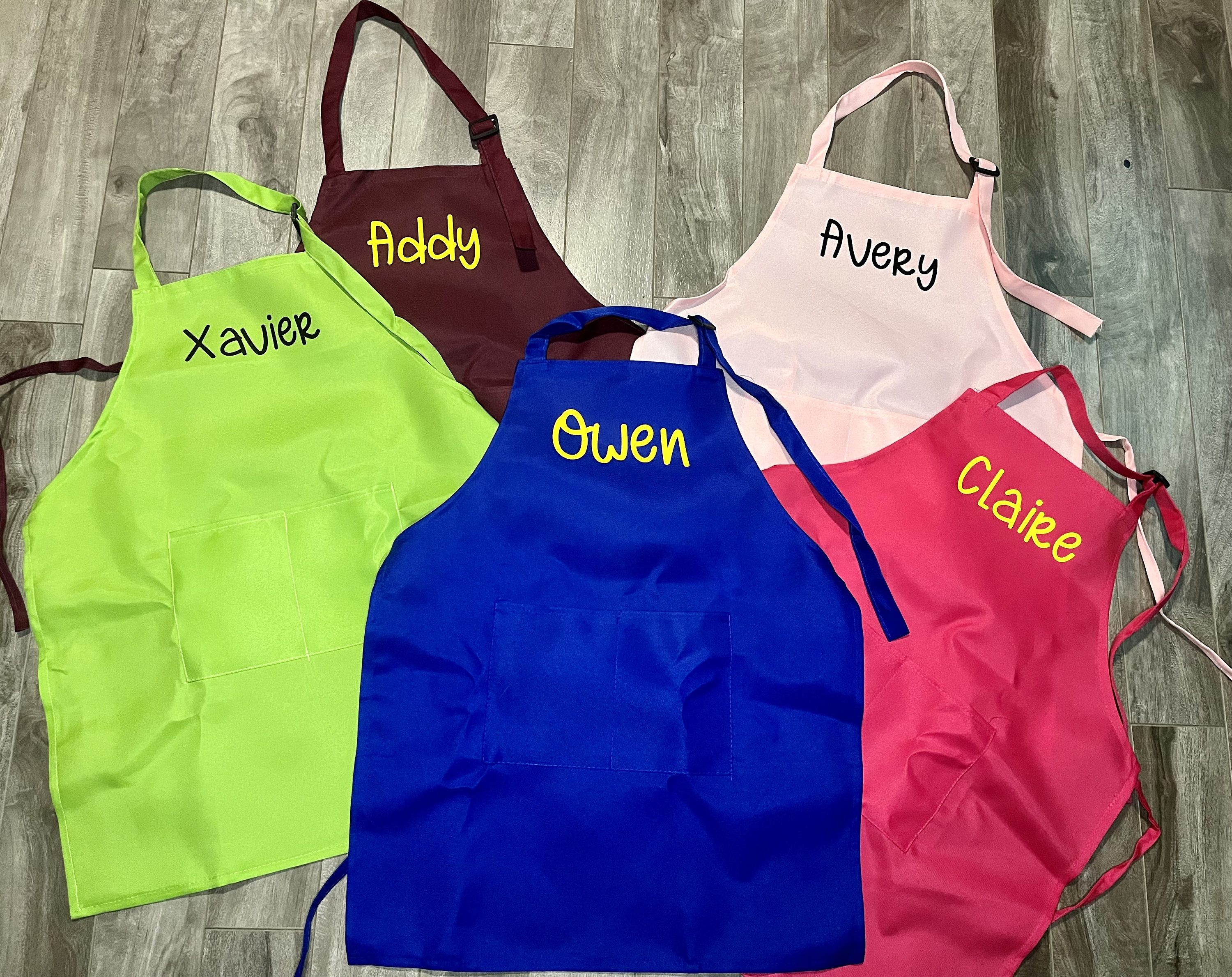 Customized/personalized Child Aprons - Etsy Canada