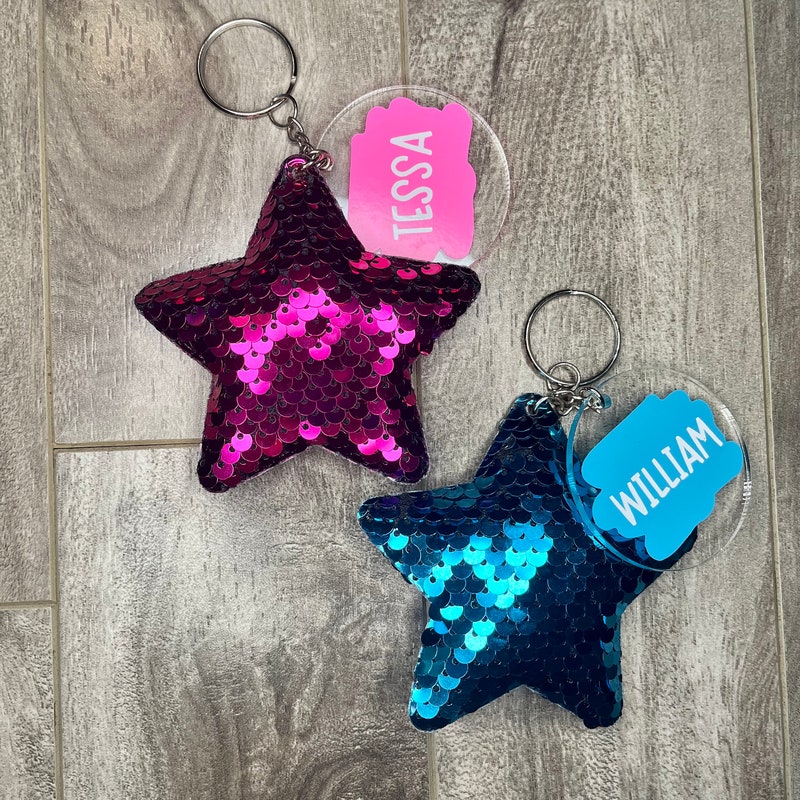 Star Keychain - Etsy