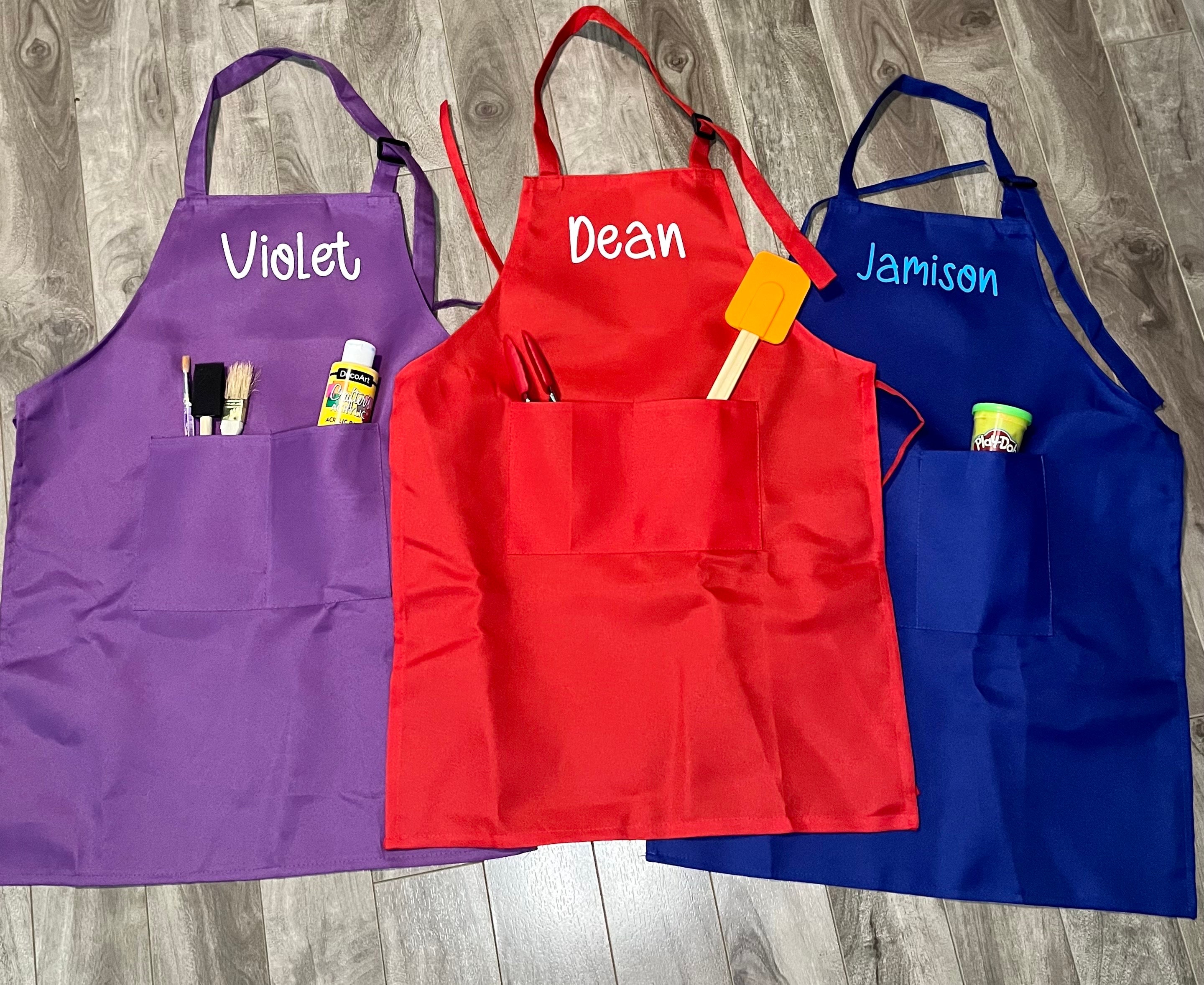 Customized/personalized Child Aprons - Etsy Canada
