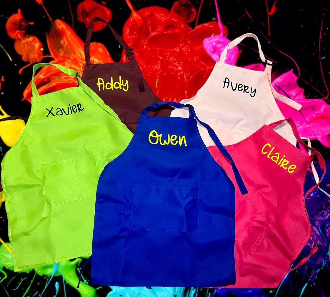 Customized/personalized Child Aprons - Etsy Canada