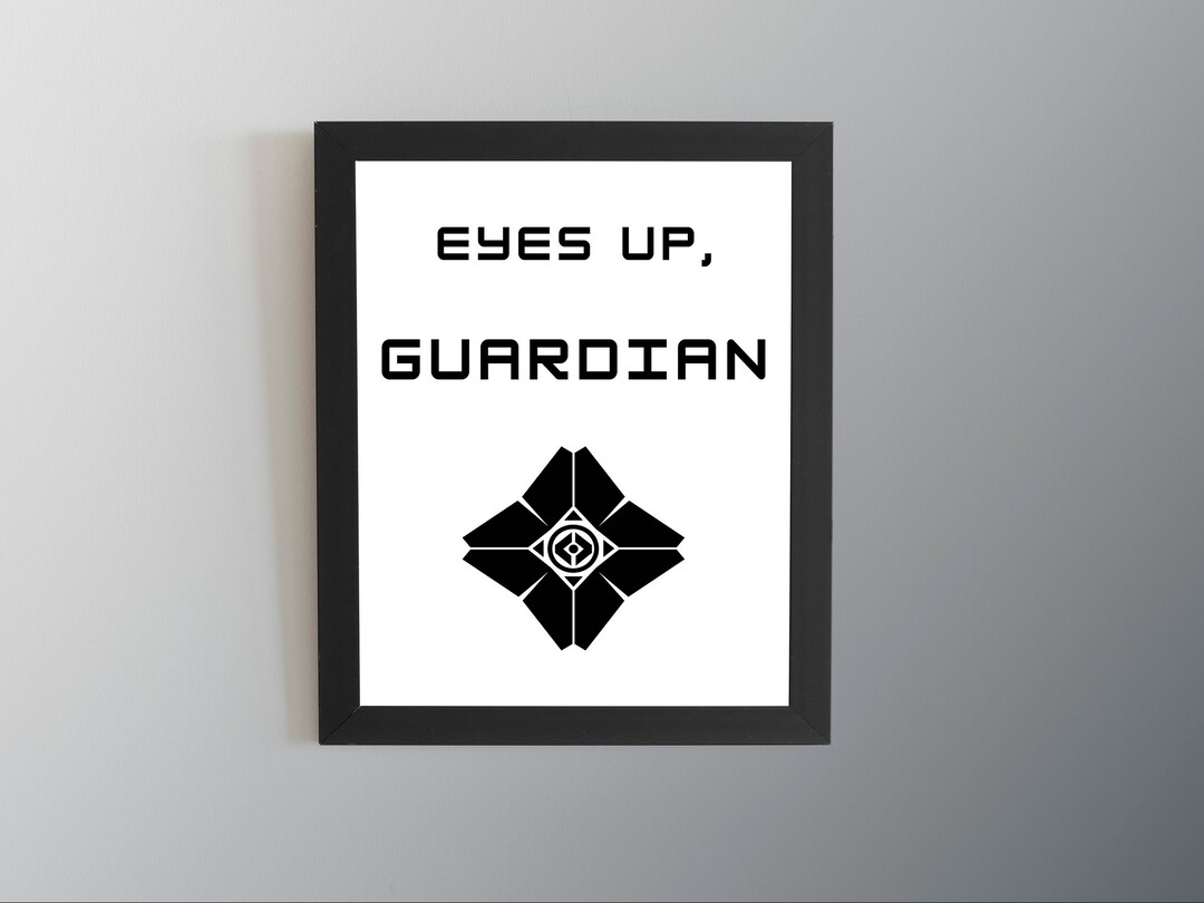 Destiny 2, Destiny Ghost, Guardian, Gaming Wall Art, Gamer Art Print ...