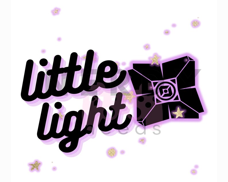 Little Light, Destiny 2 Ghost, Destiny 2 Quote, Gaming Wall Art, Gamer ...