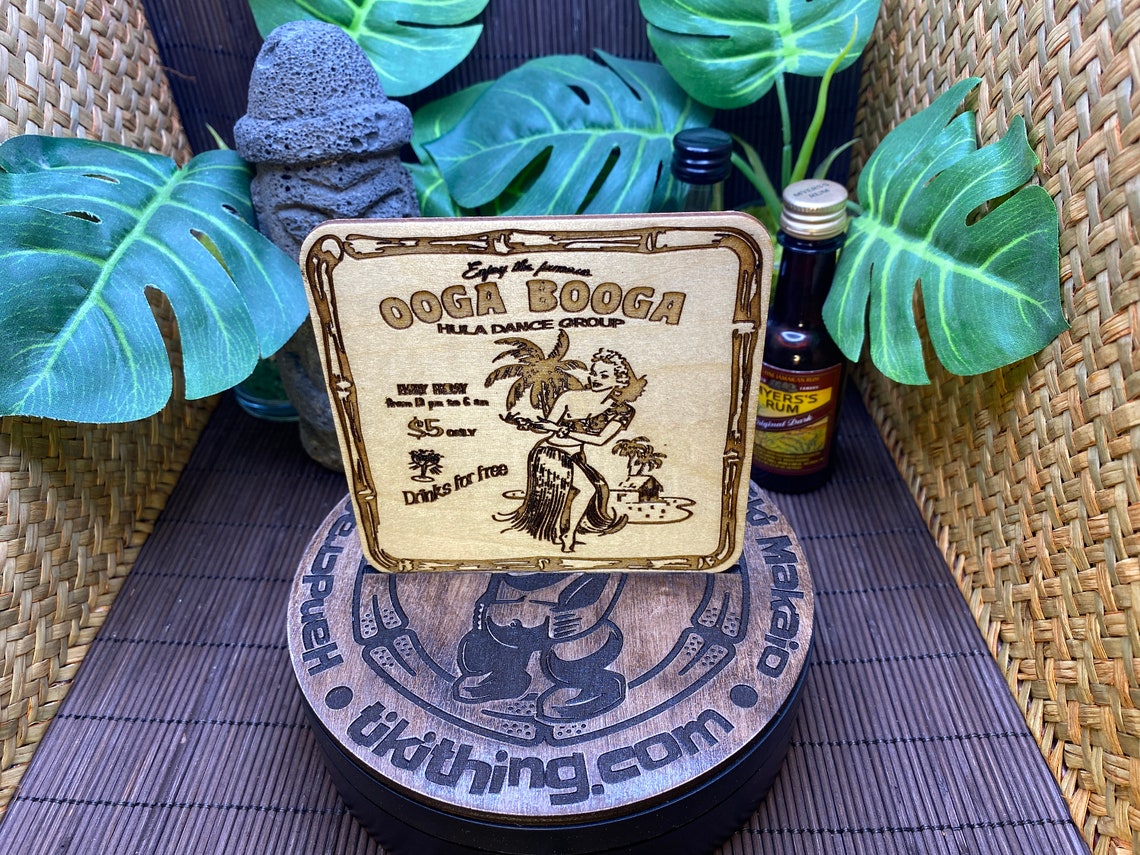 The Vintage Tiki Coaster Collection No. 1 - Etsy