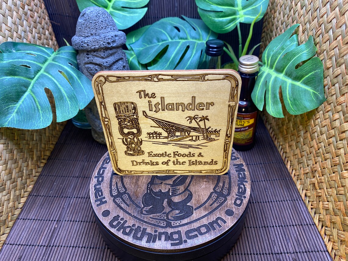 The Vintage Tiki Coaster Collection No. 1 - Etsy