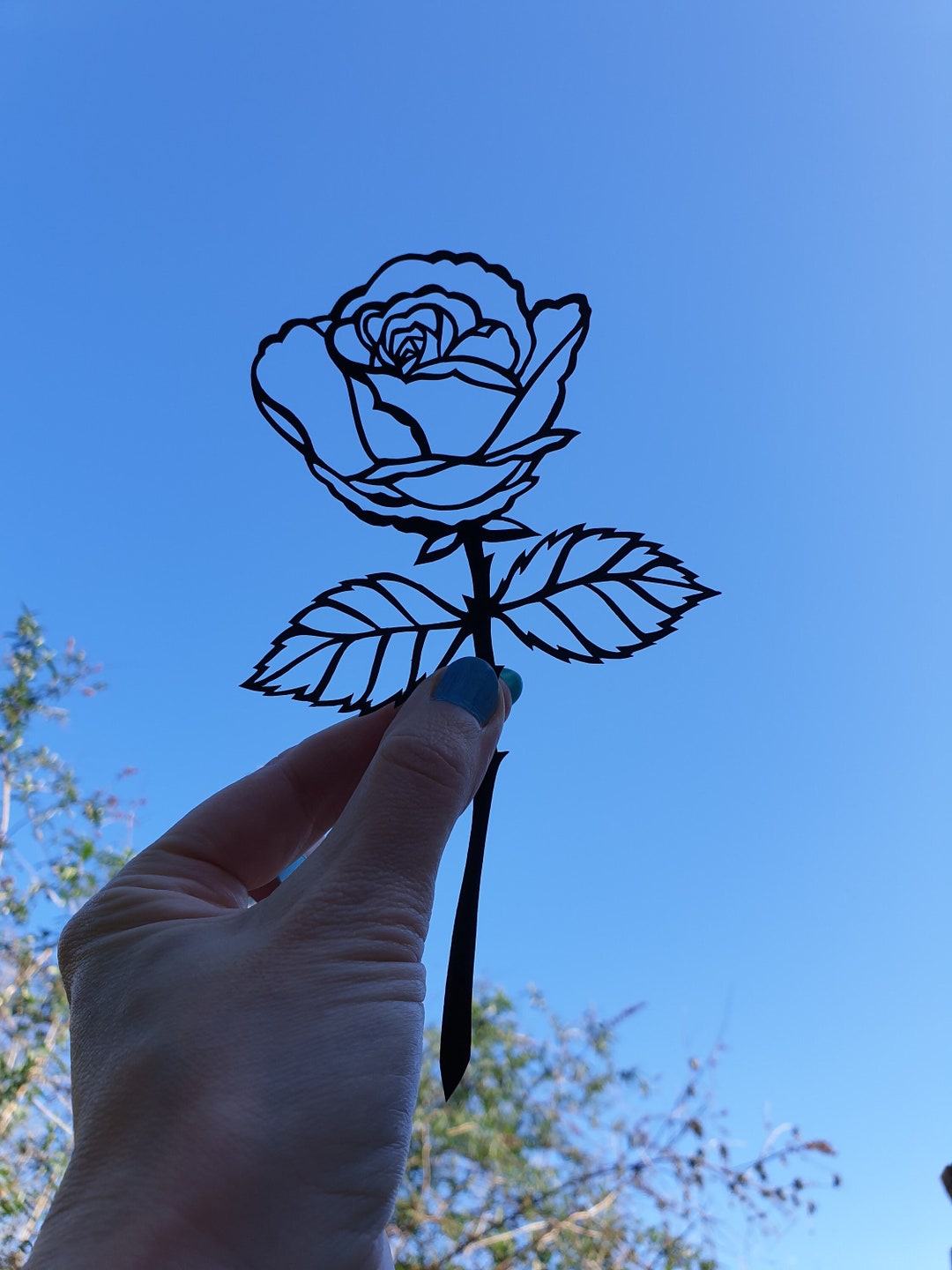 Original Rose Papercut | Handmade Papercut | Limited Edition Papercut ...
