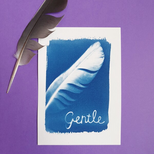 Papercut Feather - Etsy