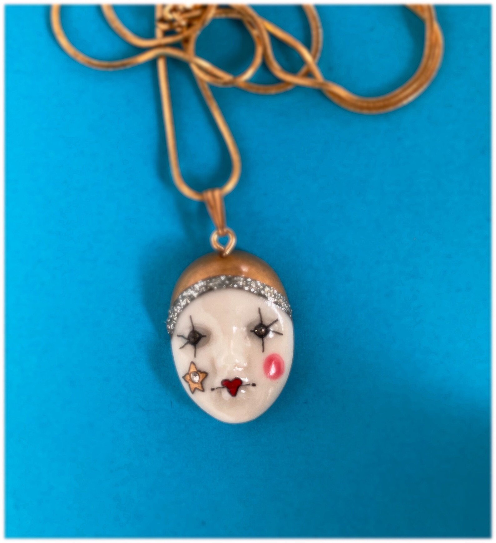 GOLD MIME Talisman of the Heart, Speaks With Actions. ADAGIO Pendant ...