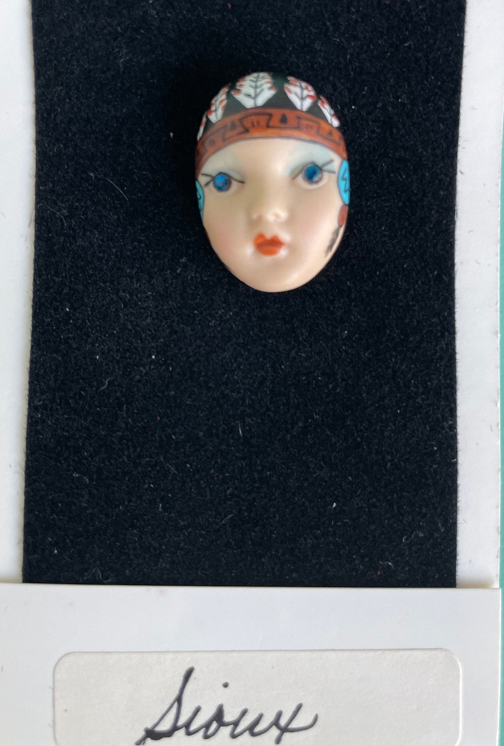 SIOUX Inspired ADAGIO Face Pin by Native American Tribe Belief in ...