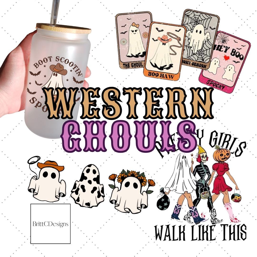 Western Ghouls Howdy Ghouls Western Halloween Cow Ghoul Custom T-shirts ...