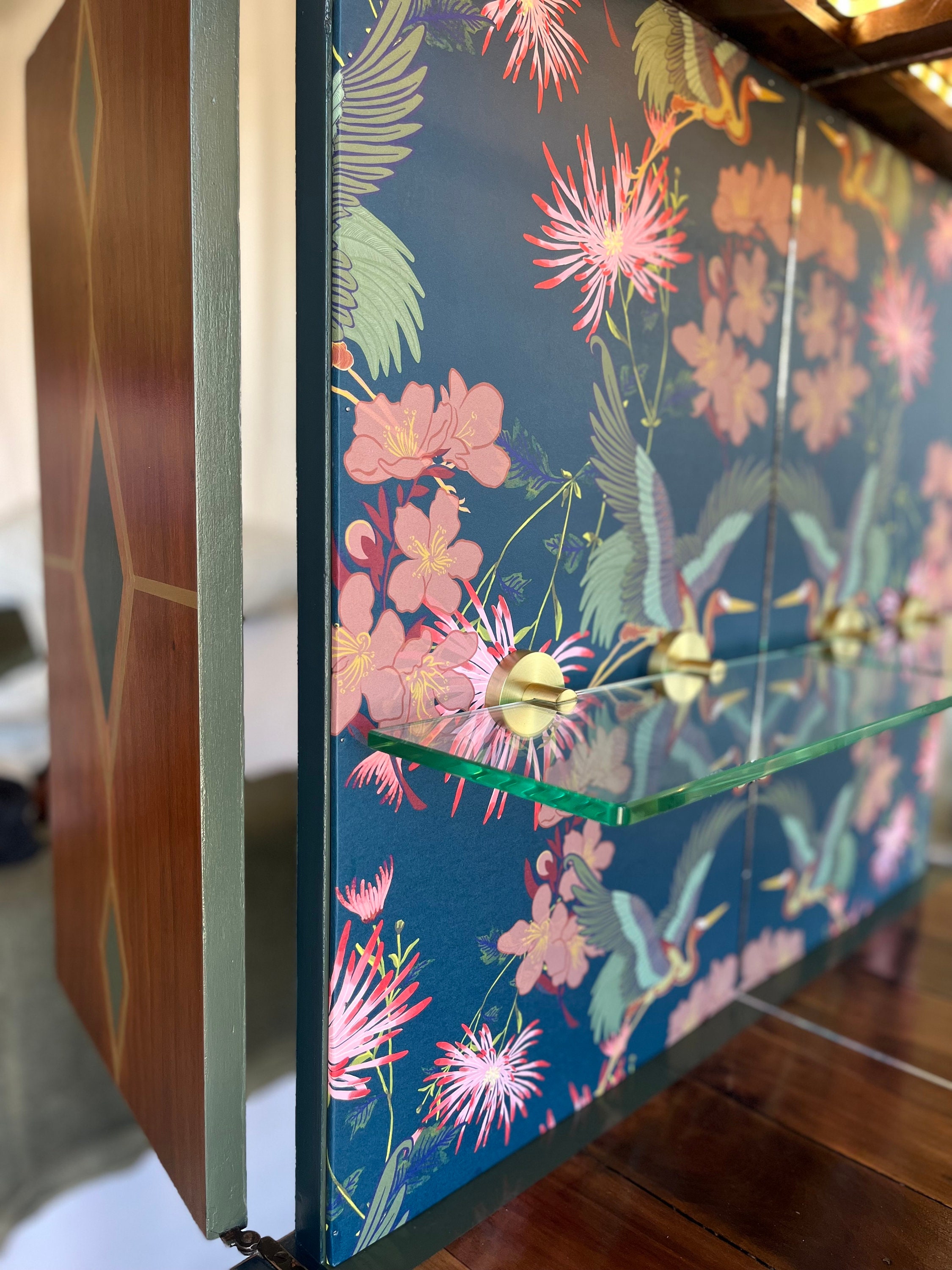Sold***custom Designed Antique Radio Cocktail Cabinet Commission - Etsy