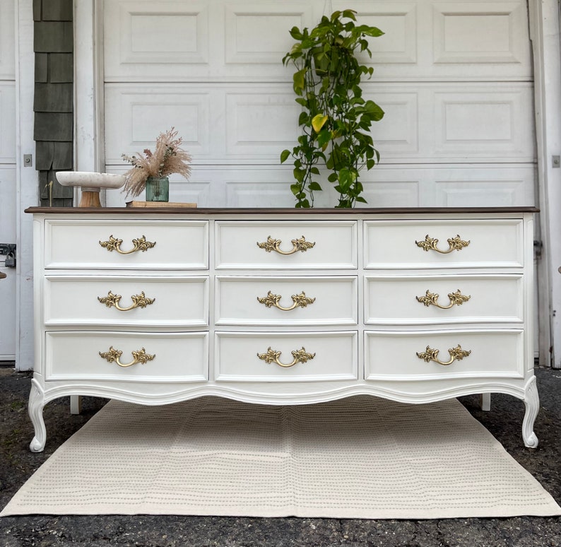 Sold**redesigned Vintage Dixie French Provincial Dresser and Two ...