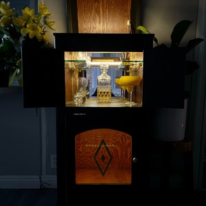 SOLD** · Vintage Phonograph Cabinet- One of a Kind Art Deco Bar or ...