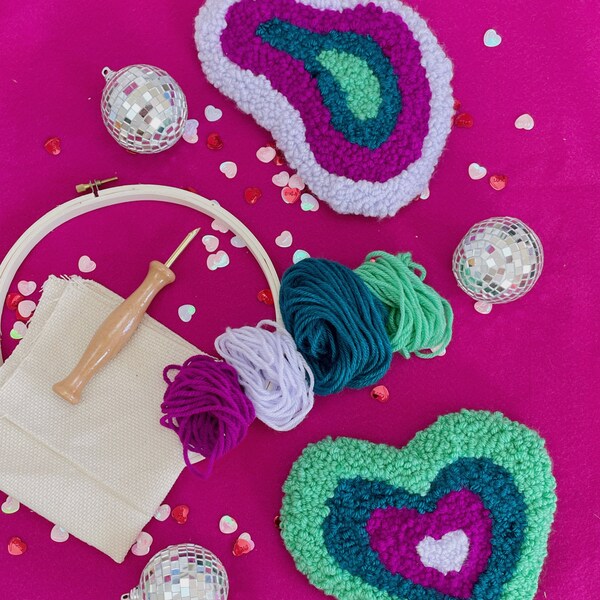 Hooked Mug Rug - Etsy