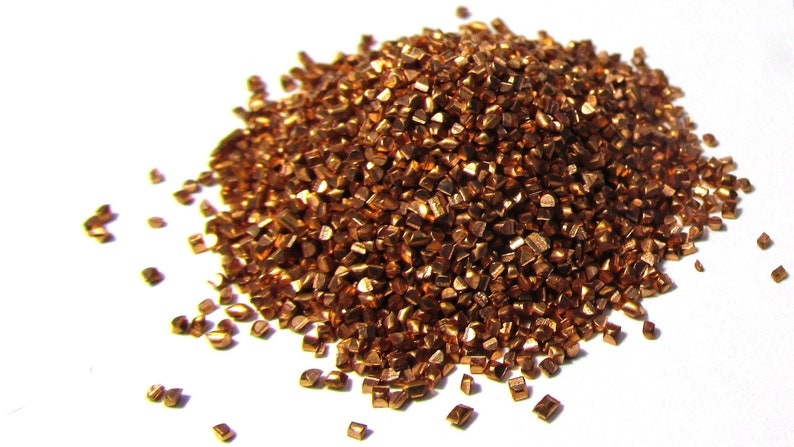 Medium Copper Chips Grains Granules for Decorative, Display, Jewellery ...
