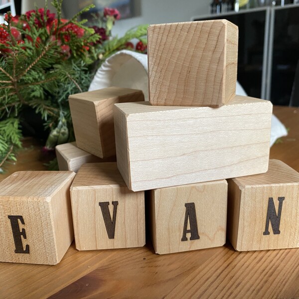 Wood Block Decor - Etsy Canada