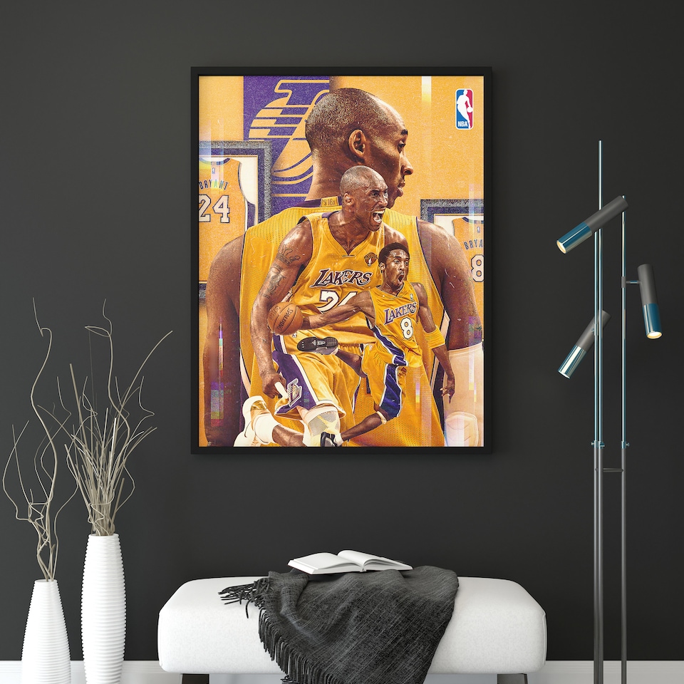 Kobe Bryant Poster, Kobe Bryant, Dunk Poster, Basketball Poster sold by ...