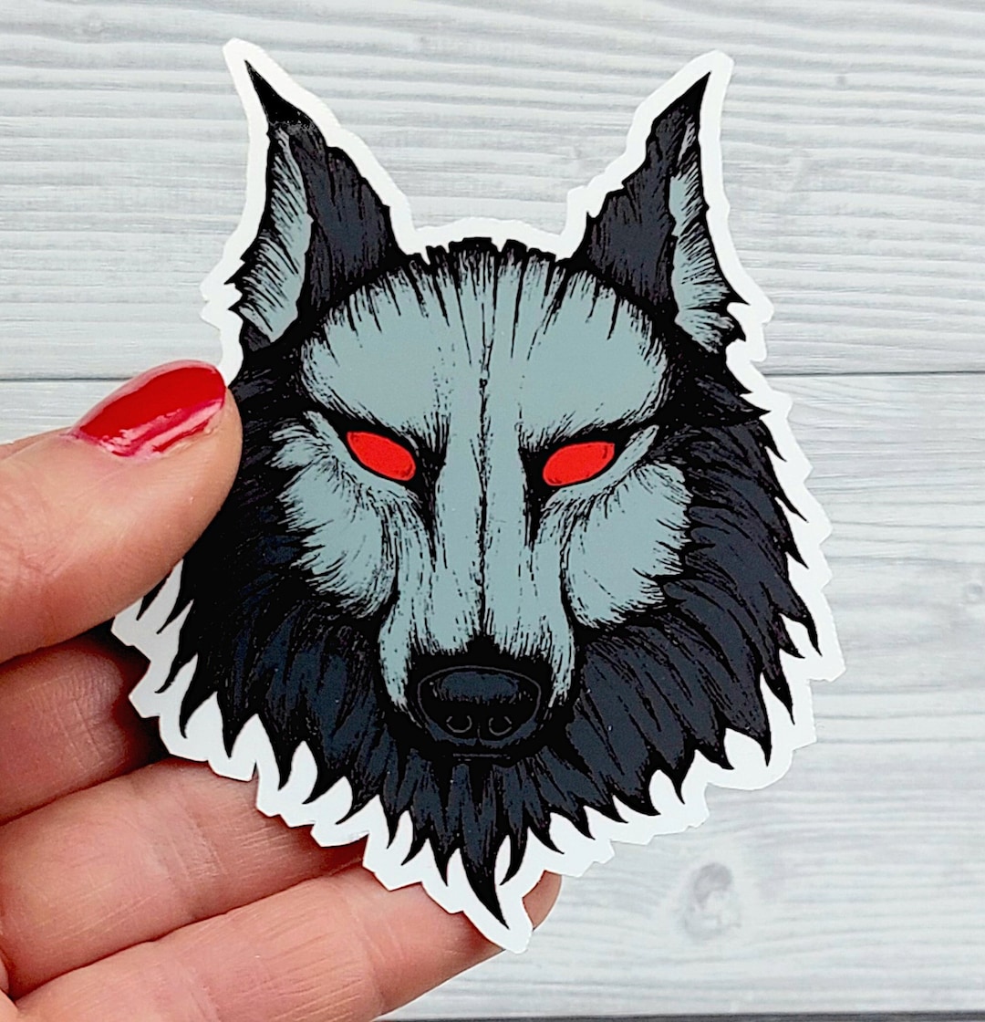 Wolf Stickers Handmade Stickers Bullet Journal Ideas Bad Wolf Laptop ...