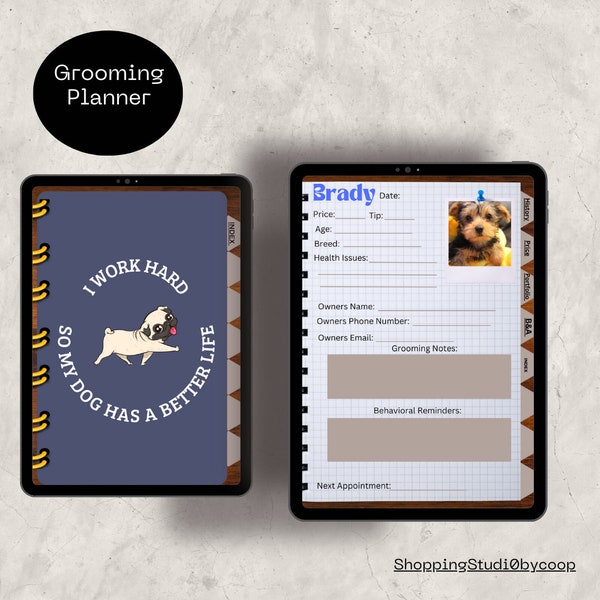 Dog Grooming Notes - Etsy