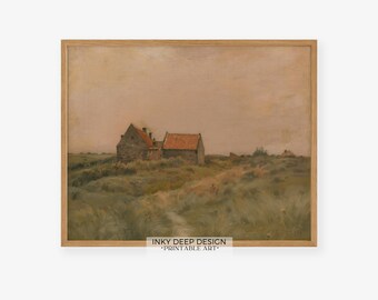 Muted Autumn Painting - Etsy