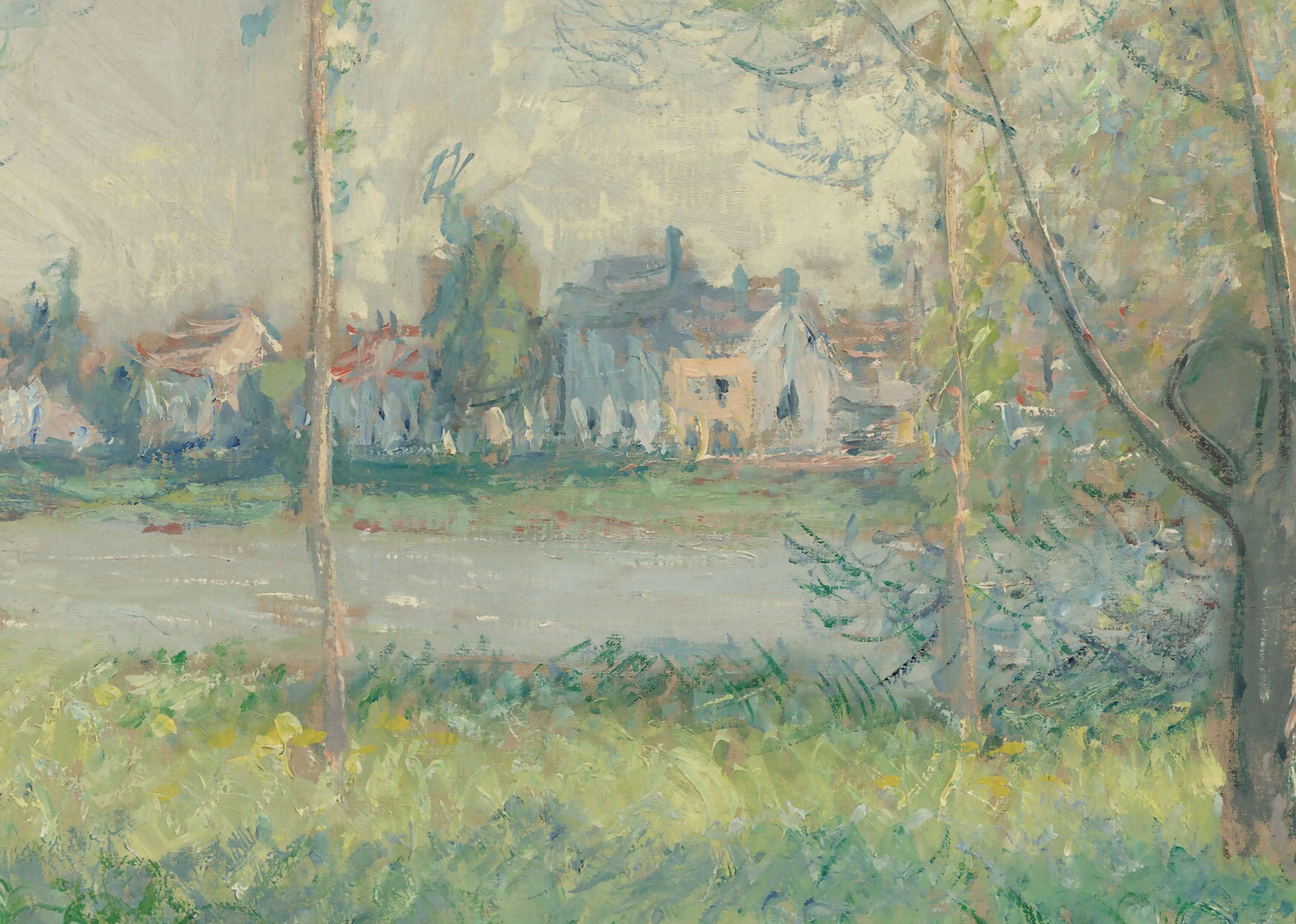 Printable Spring Wall Art Monet Print Antique Willow Tree Painting ...