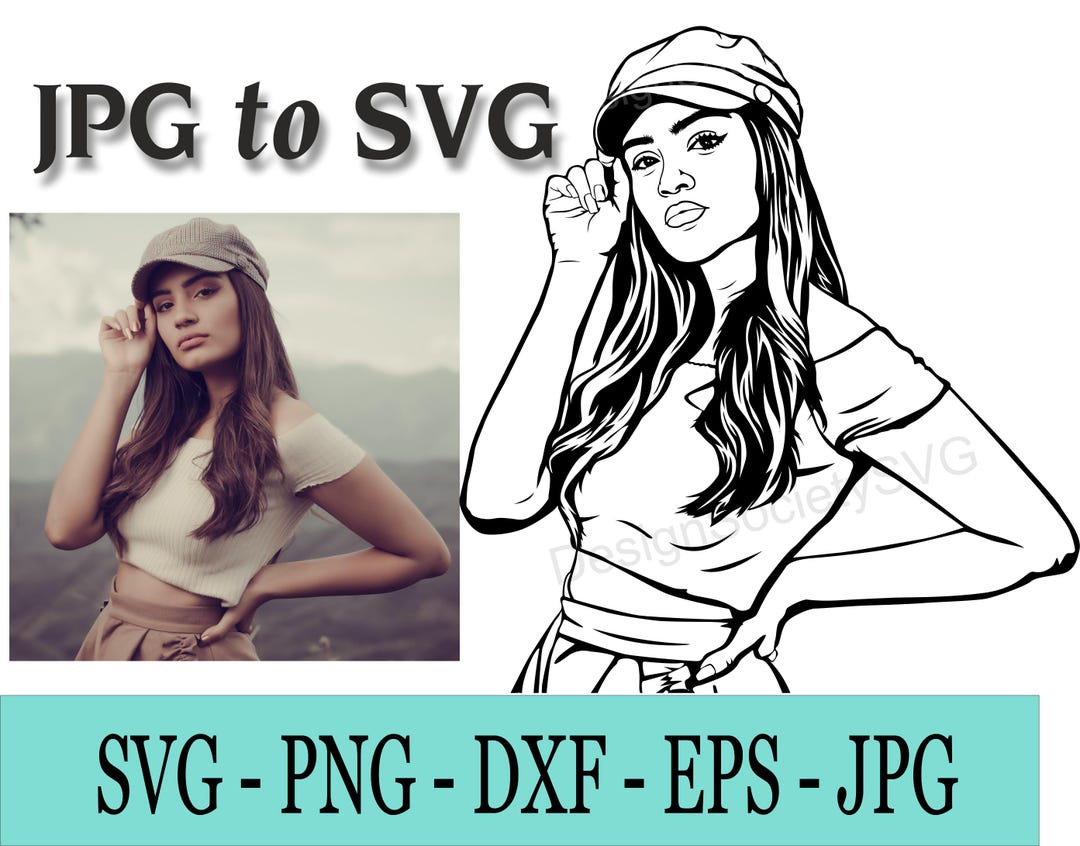 Custom Digital Portrait,submit Your Image and We'll Convert It to SVG ...