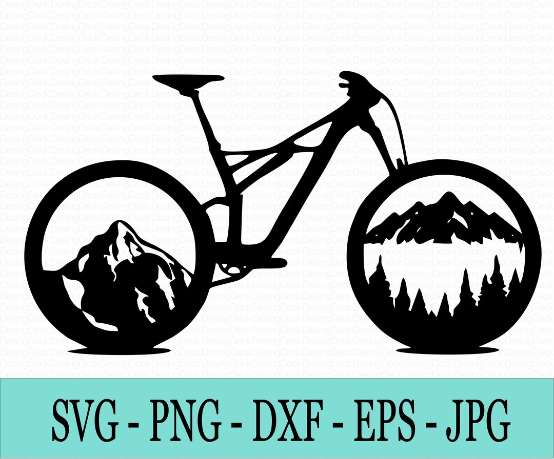 MTB Enduro Sticker, Road Bike SVG, Digital Download File Cricut. - Etsy
