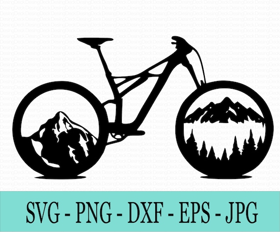 MTB Enduro Sticker Road Bike SVG Digital Download File - Etsy