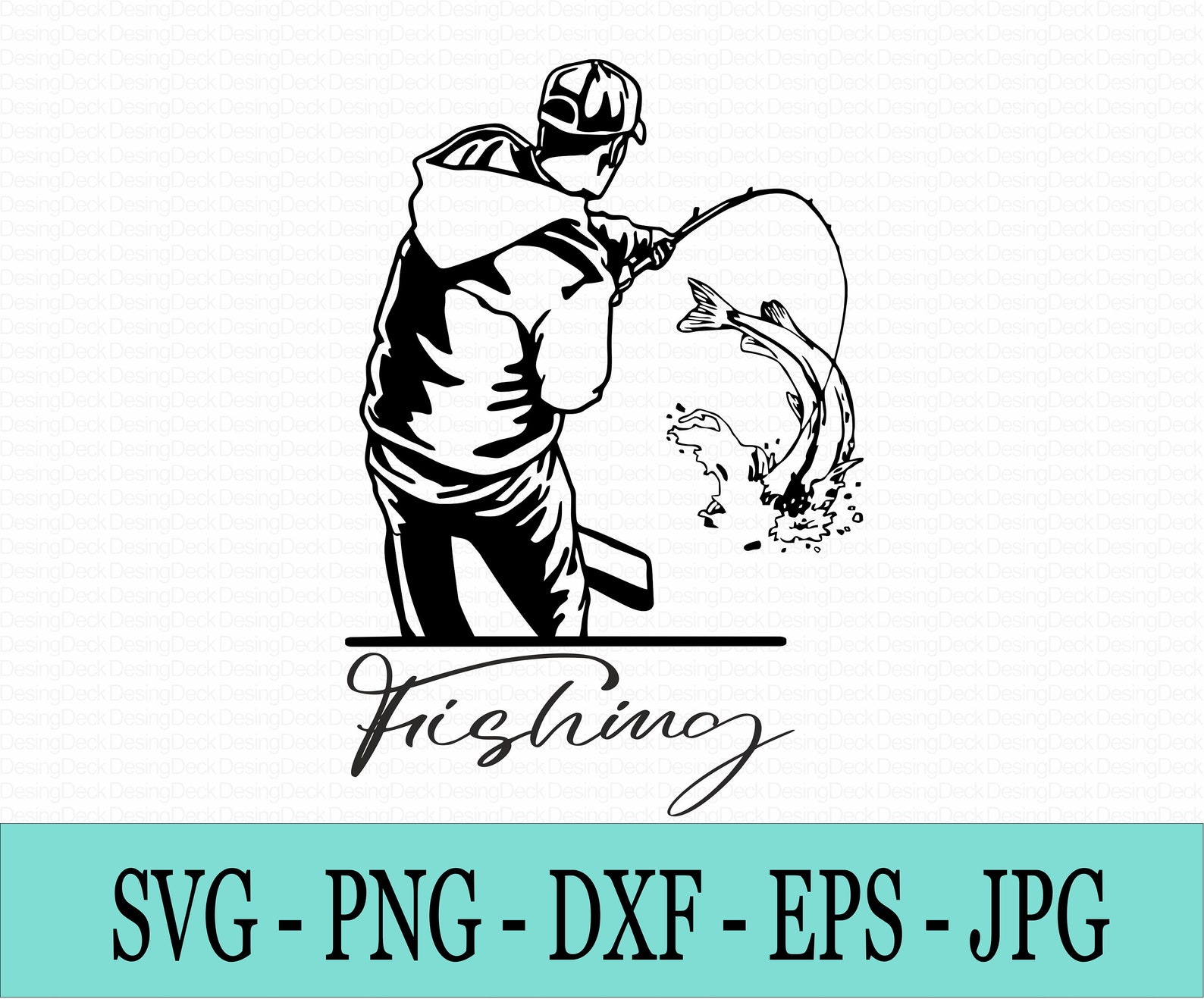 Fishing Svg Fishing Svg Vector Cut File Cricut Silhouette - Etsy