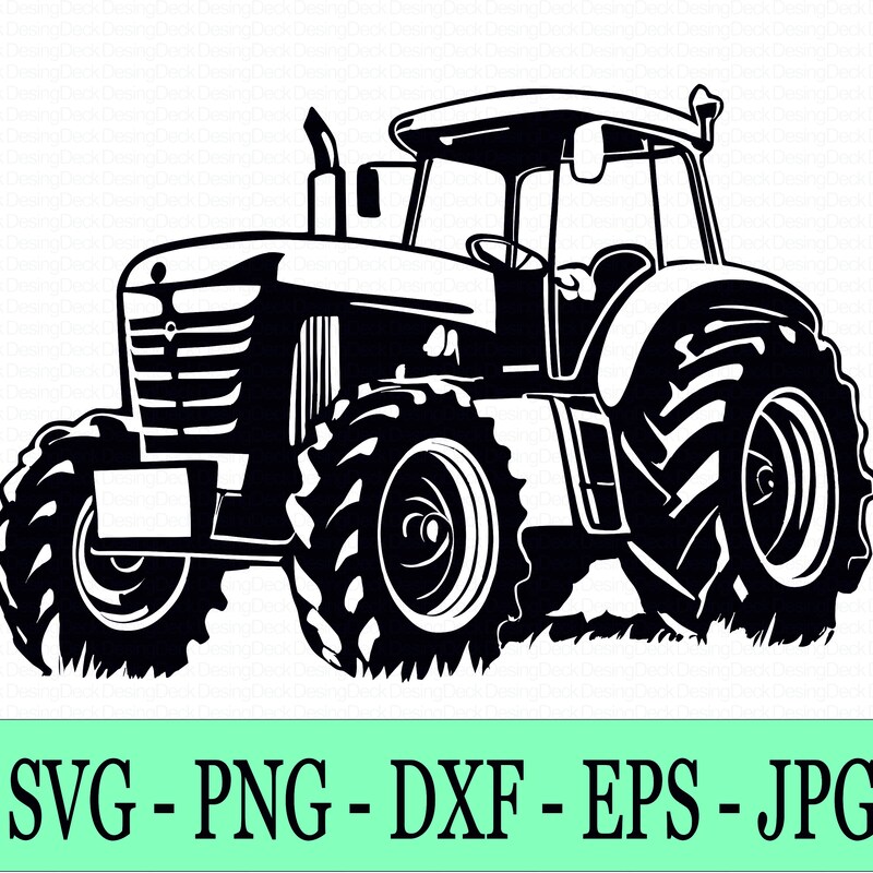 Tractor Svg - Etsy