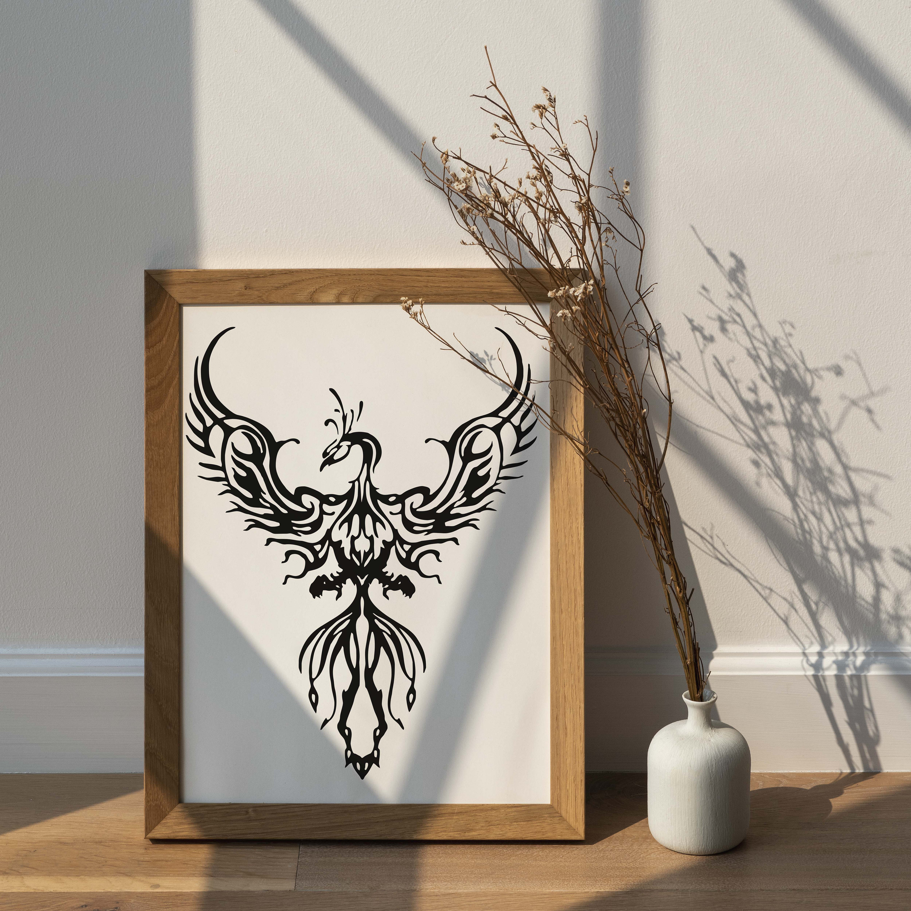 Phoenix SVG, Clipart, Cricut, Cut File , Silhouette, Vinyl - Etsy