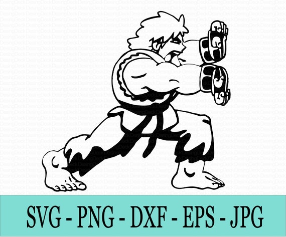 Street Fighter Svg Vinyl Stickers Car Home Designs Birthday | Etsy