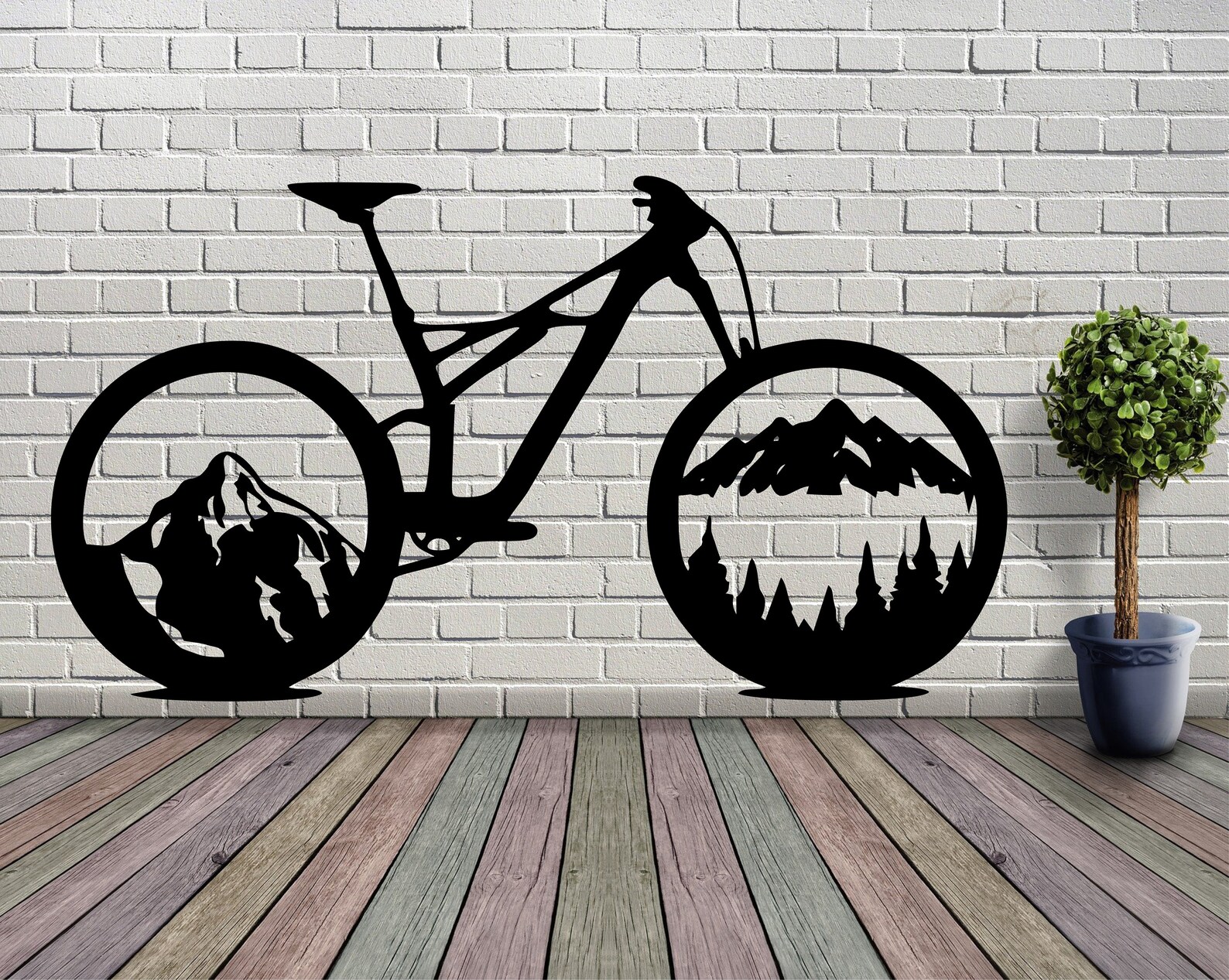 MTB Enduro Sticker Road Bike SVG Digital Download File - Etsy