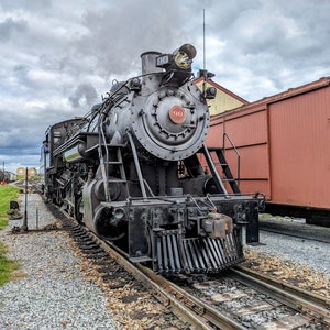 Engine 90 - Steam Locomotive - Strasburg Railroad - Great Western - Etsy