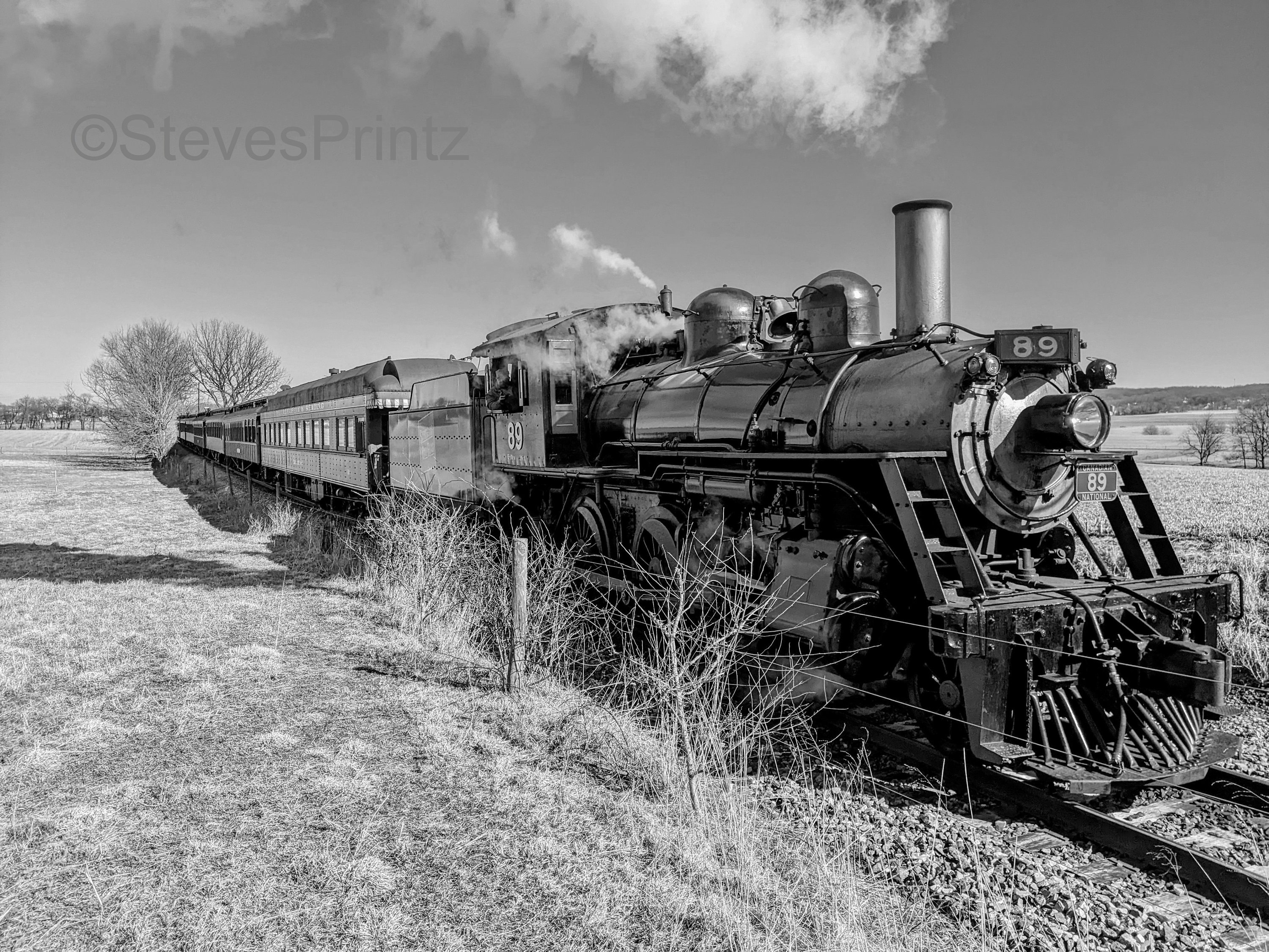Art & Collectibles Canadian National #89 Steam & Snow Strasburg Rail ...