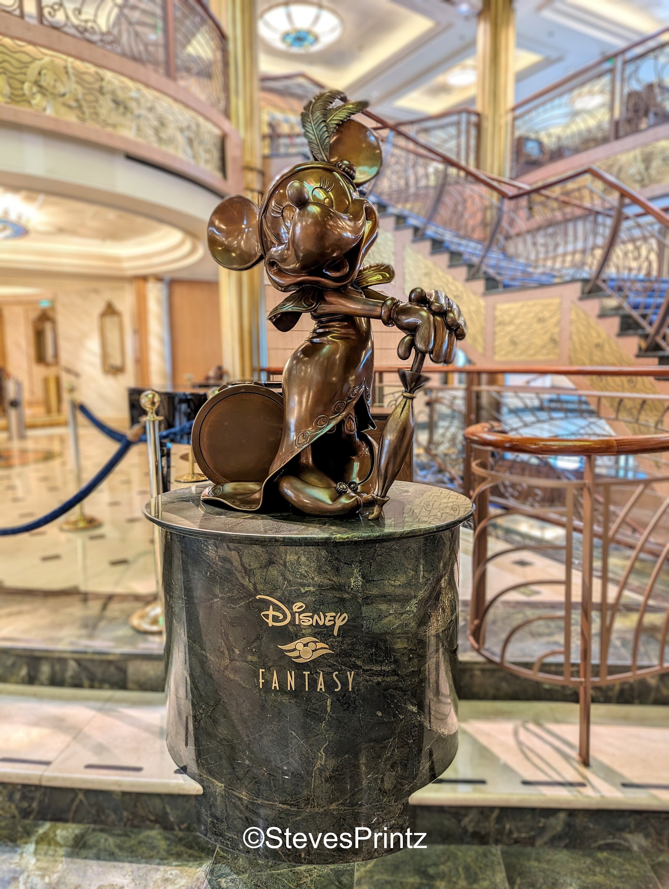 Minnie Mouse Disney Fantasy Lobby Disney Cruise Line - Etsy