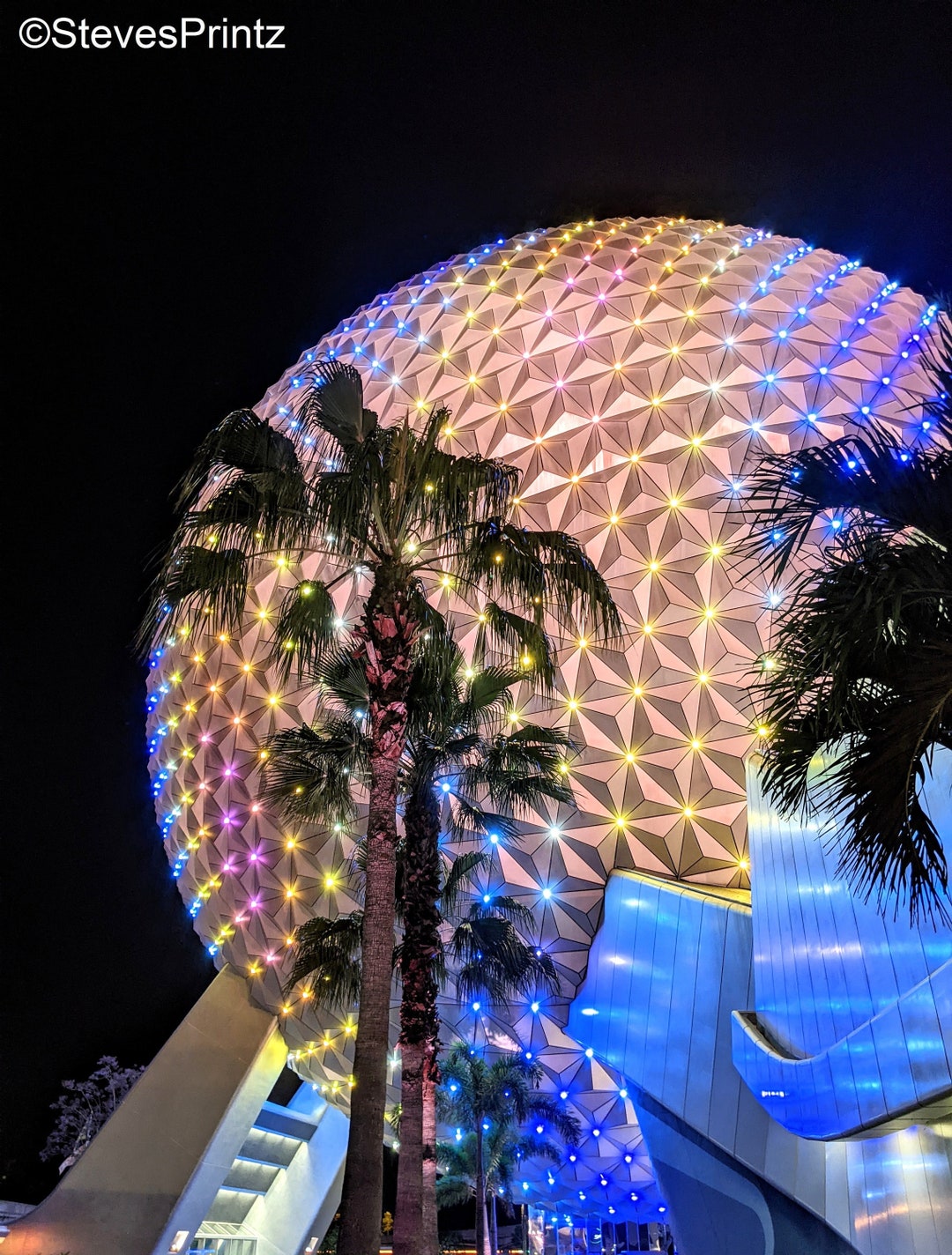 EPCOT Center - Beacon of Magic - Spaceship Earth - World Celebration - Etsy