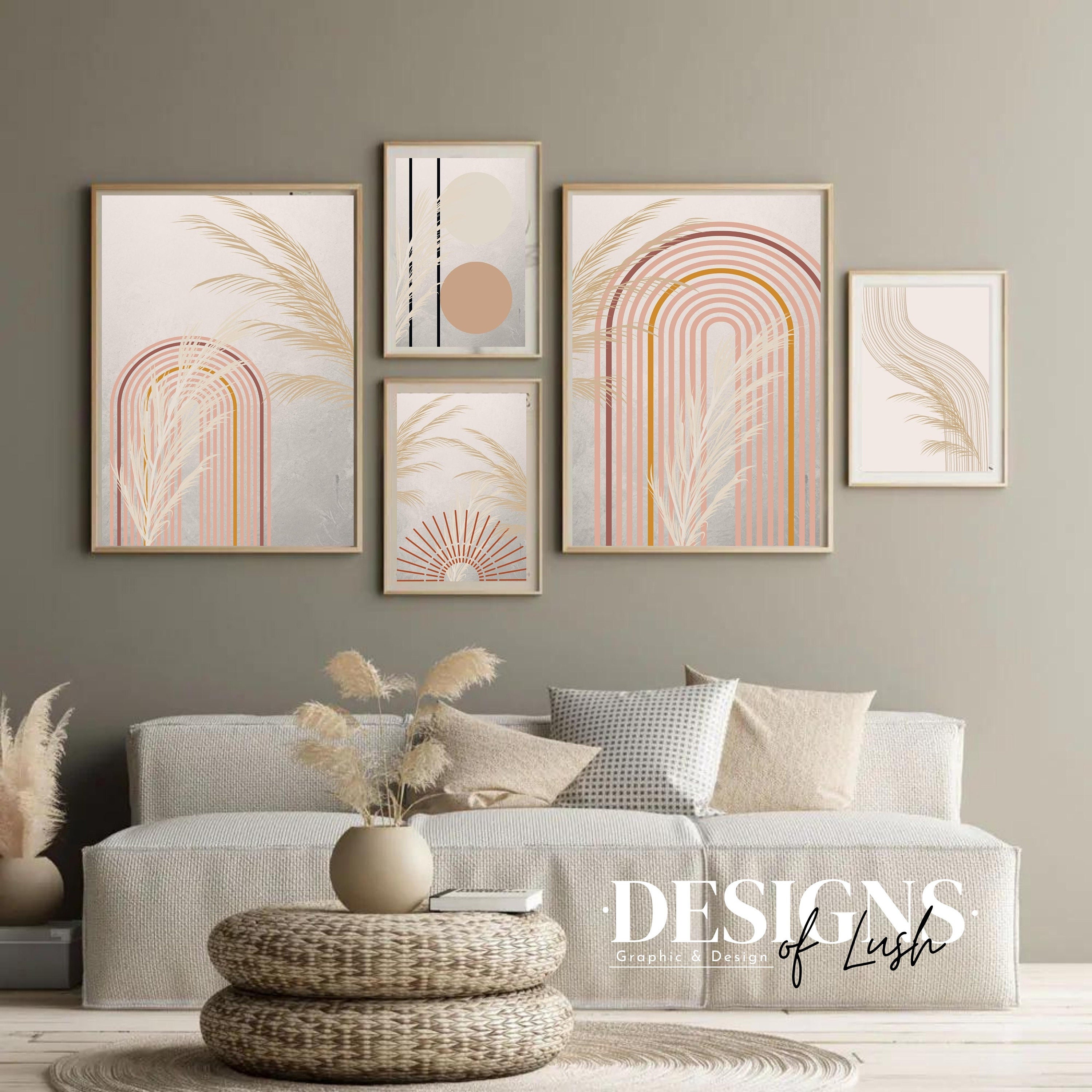 Digital Prints Art & Collectibles Prints Boho Colors Art Prints Modern ...