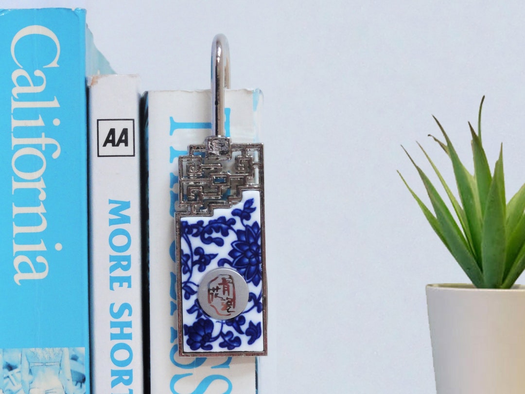 Chinoiserie Porcelain Bookmark: Antique Ceramic Reader Gift - Etsy