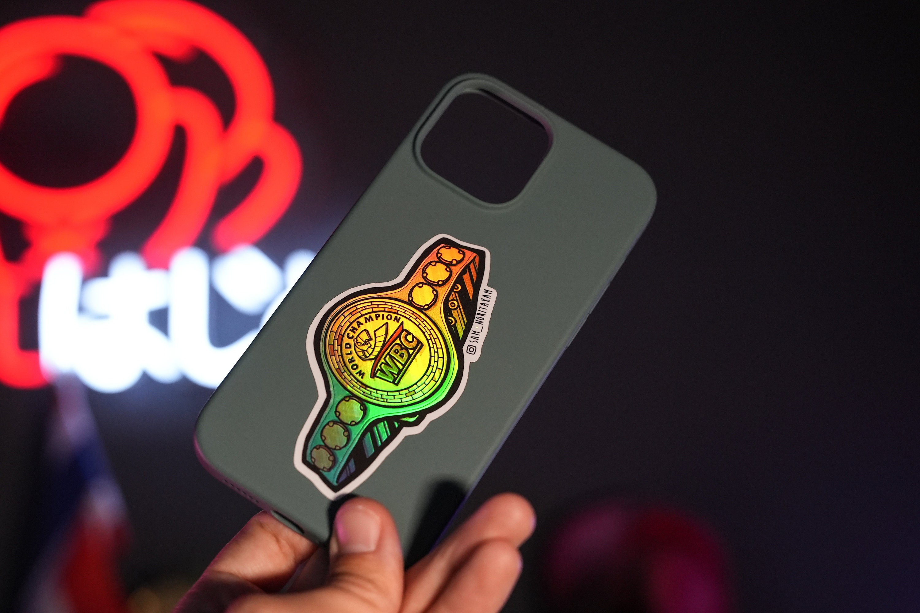 WBC Belt Stickers Designed by Sam Noritakam - Etsy