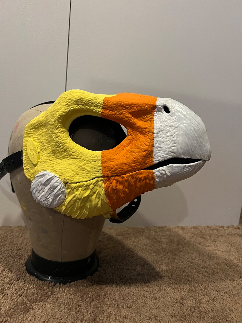 Candy Corn Themed Dinomask - Etsy