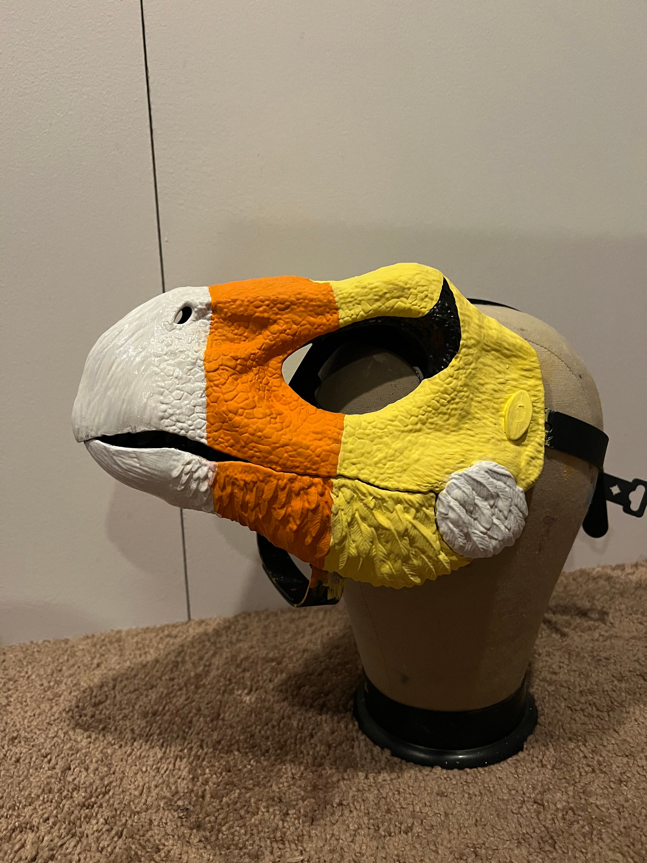 Candy Corn Themed Dinomask - Etsy