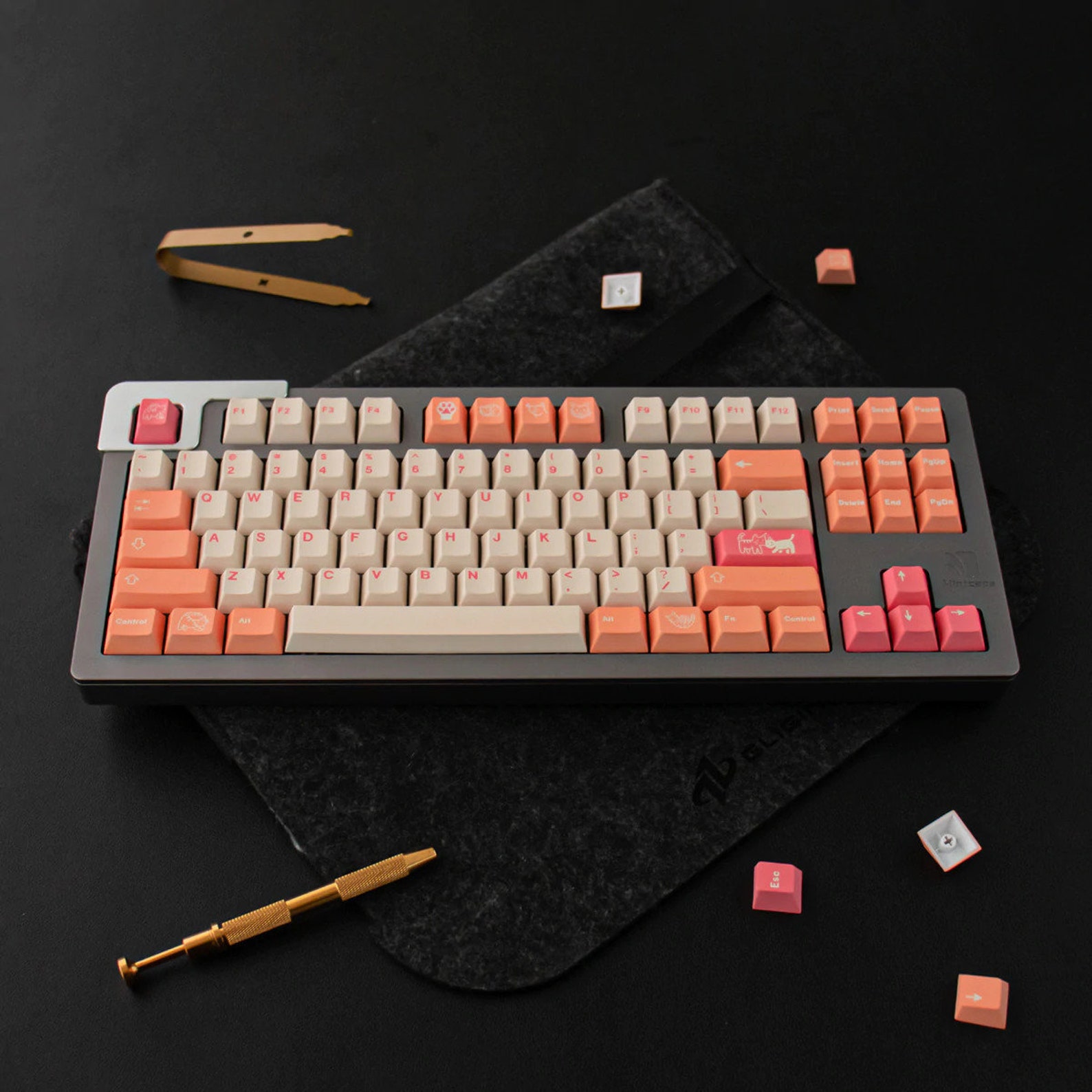 GMK Orange Boi Clone Keycap Set PBT Dye Sub Cherry Profile - Etsy